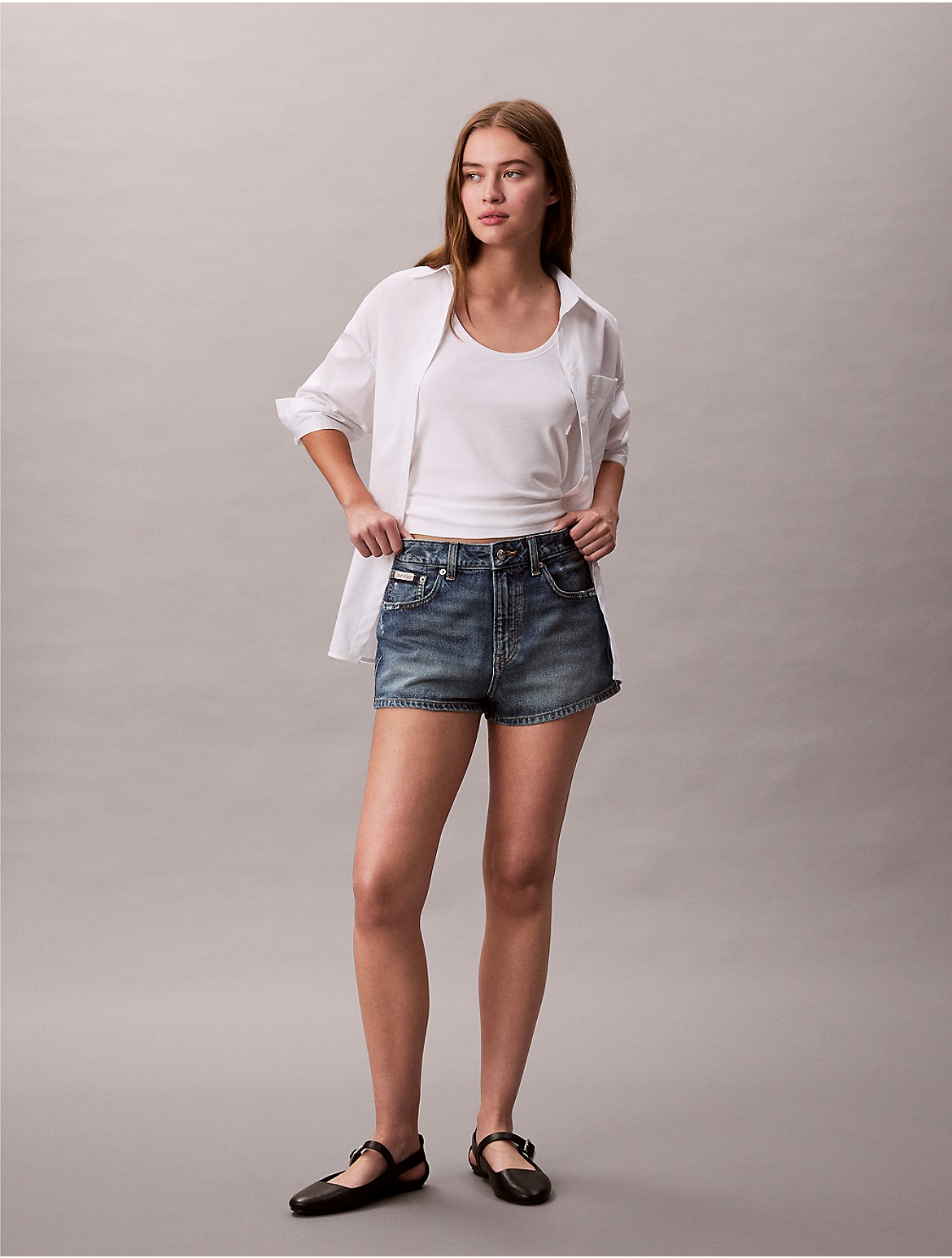 CALVIN KLEIN Calvin Klein Jeans Denim Mini Shorts